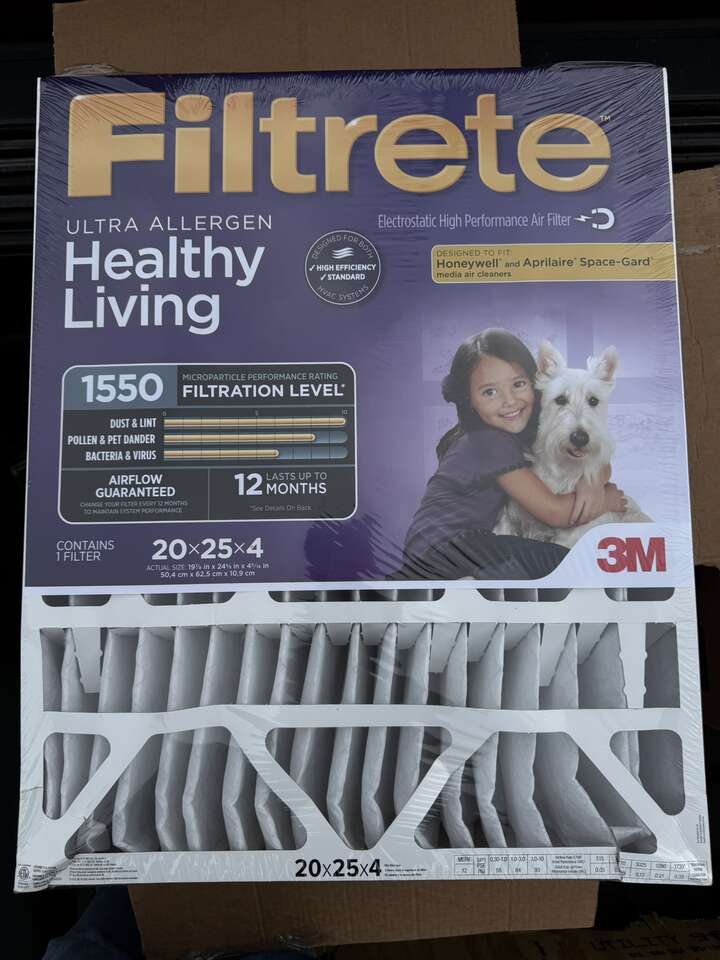 4-PACK FILTRETE 20x25x4 MERV 12… | Home and Garden | ksl.com