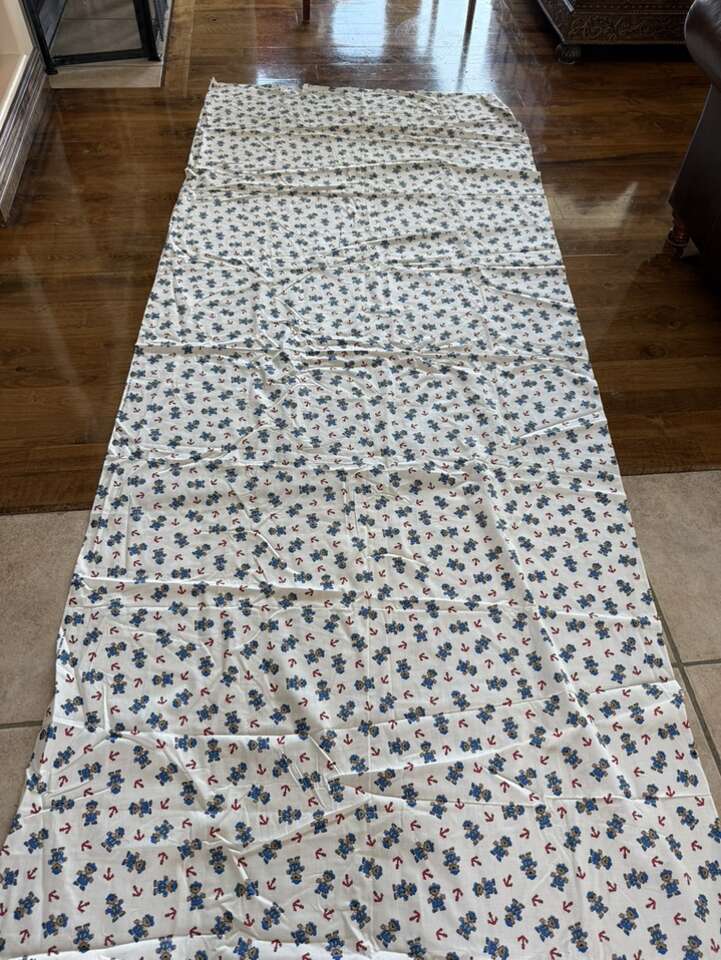 Vintage Cotton Material Sailor Bears And Anchors | Arts & Crafts | KSL ...