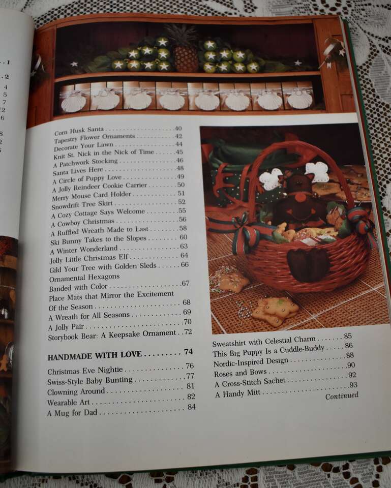 Set OF 2 Creative Ideas For Christmas !986 And 1988 Hardback Books ...