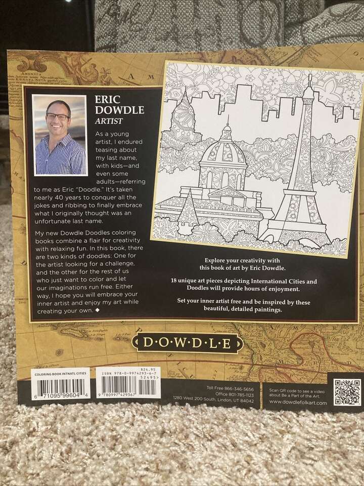 NWT Dowdle Doodles International Coloring Book | Magazines | KSL ...