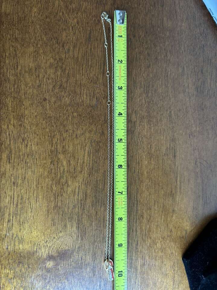 Gold Tone Flip Flop W Rhinestones Necklace | Jewelry, Gems, & Watches ...