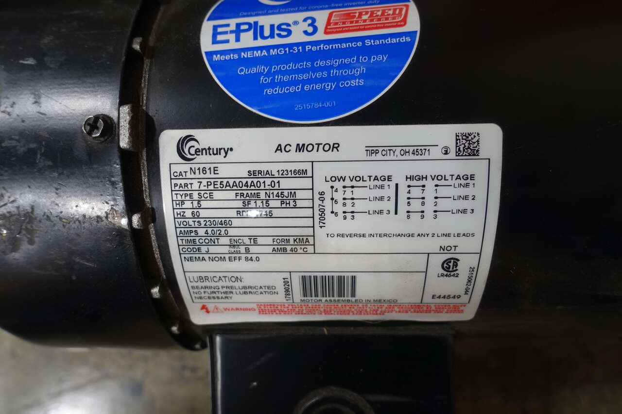 century 1.5hp ac electric motor… | Home and Garden | ksl.com