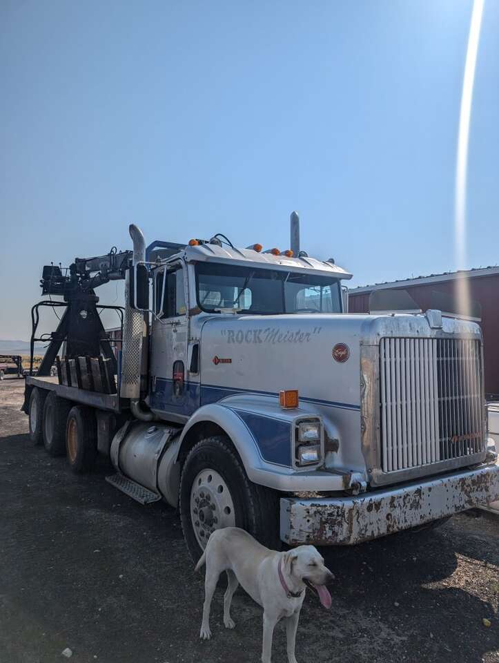 International grapple crane flat bed… | Industrial | ksl.com