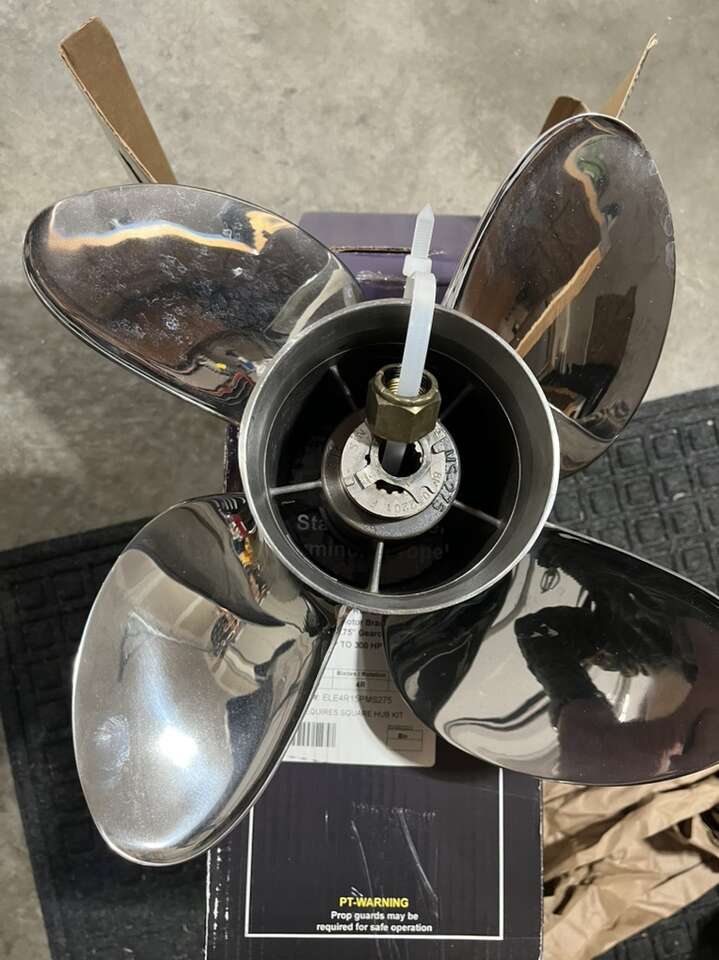 4 Blade Stainless Steel boat Prop | Water Sports | ksl.com