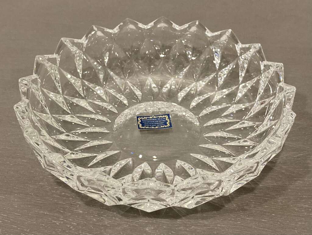 Vintage Crystal Cut Glass Clear Candy Dish Germany | Ceramics/Porcelain ...