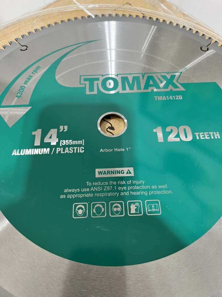 TOMAX 14-Inch 120 Tooth TCG Thin Alu… | Industrial | ksl.com