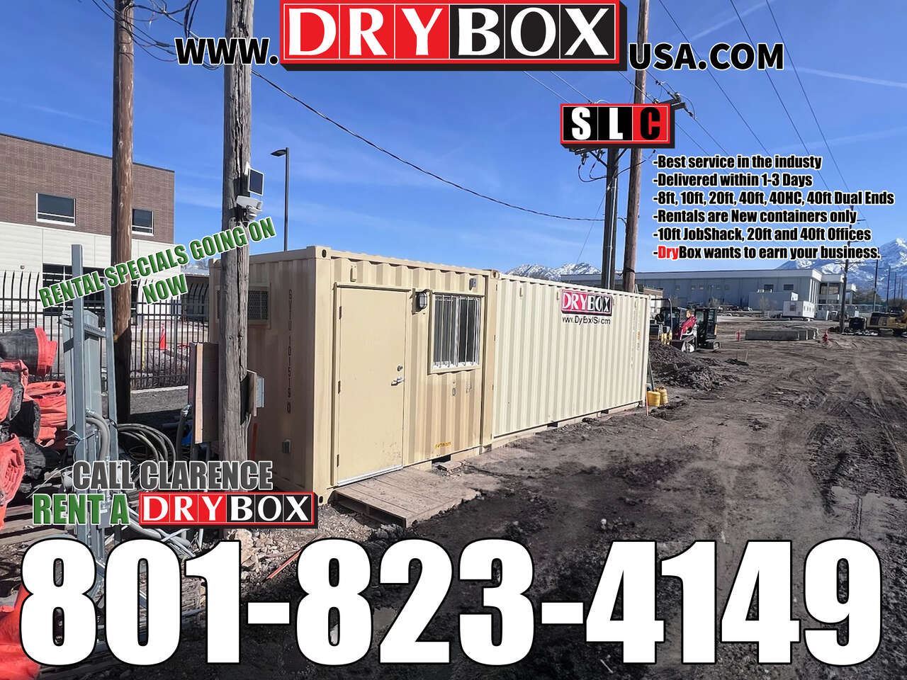 RENT - 10ft Job Shacks 20ft & 40ft O… | Industrial | ksl.com