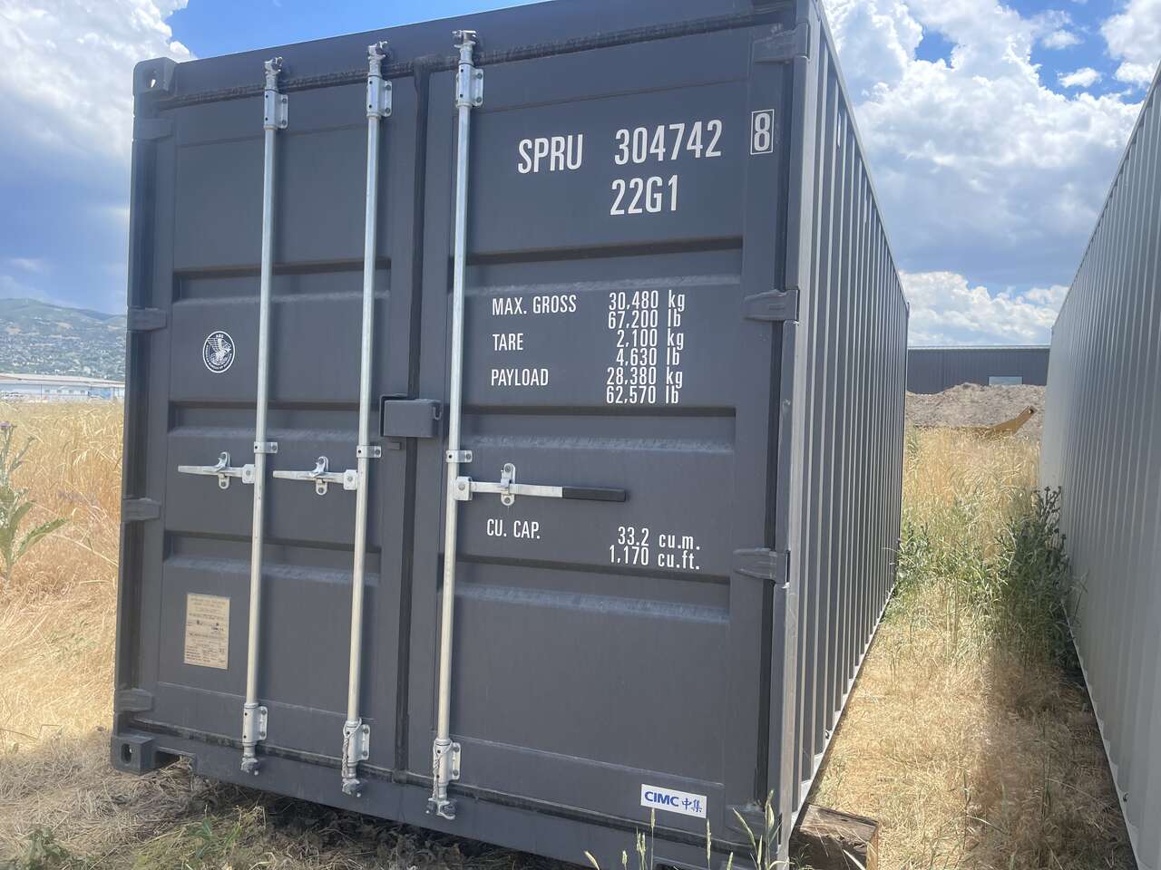 20' One Trip Shipping Container / Shed / Connex Box / Farm Storage ...
