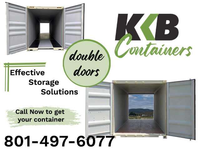 40' High Cube Double Door One Trip Shipping Container / Connex Box ...