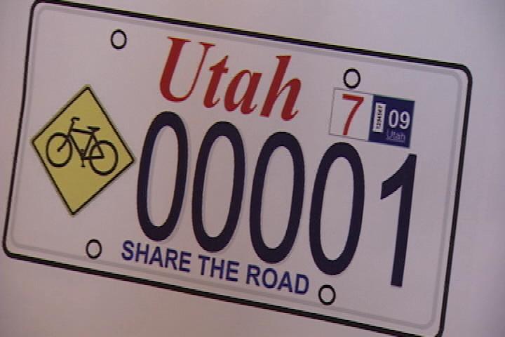 ‘Share the road' license plate unveiled | KSL.com