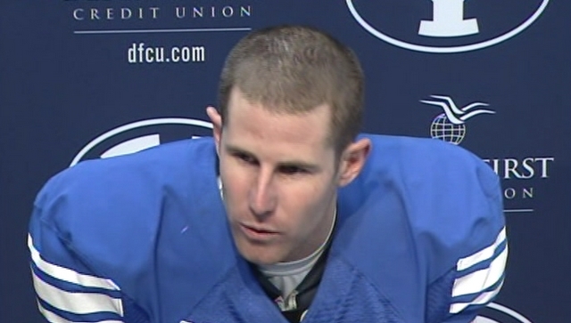 BYU QB Max Hall issues apology following post-game rant | KSL.com