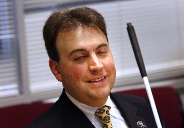 Blind man seeking to defy stereotypes takes a drive at Daytona | KSL.com