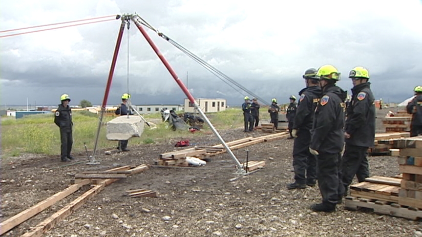 FEMA task force fights off elements in disaster training | KSL.com