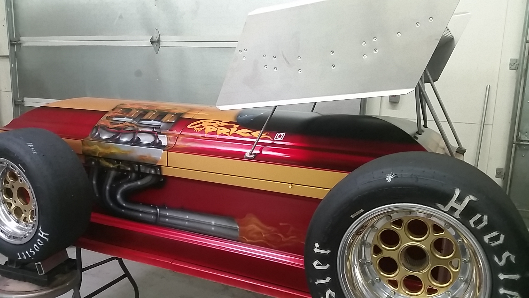 Local family honors father's legacy by having casket painted as race ...