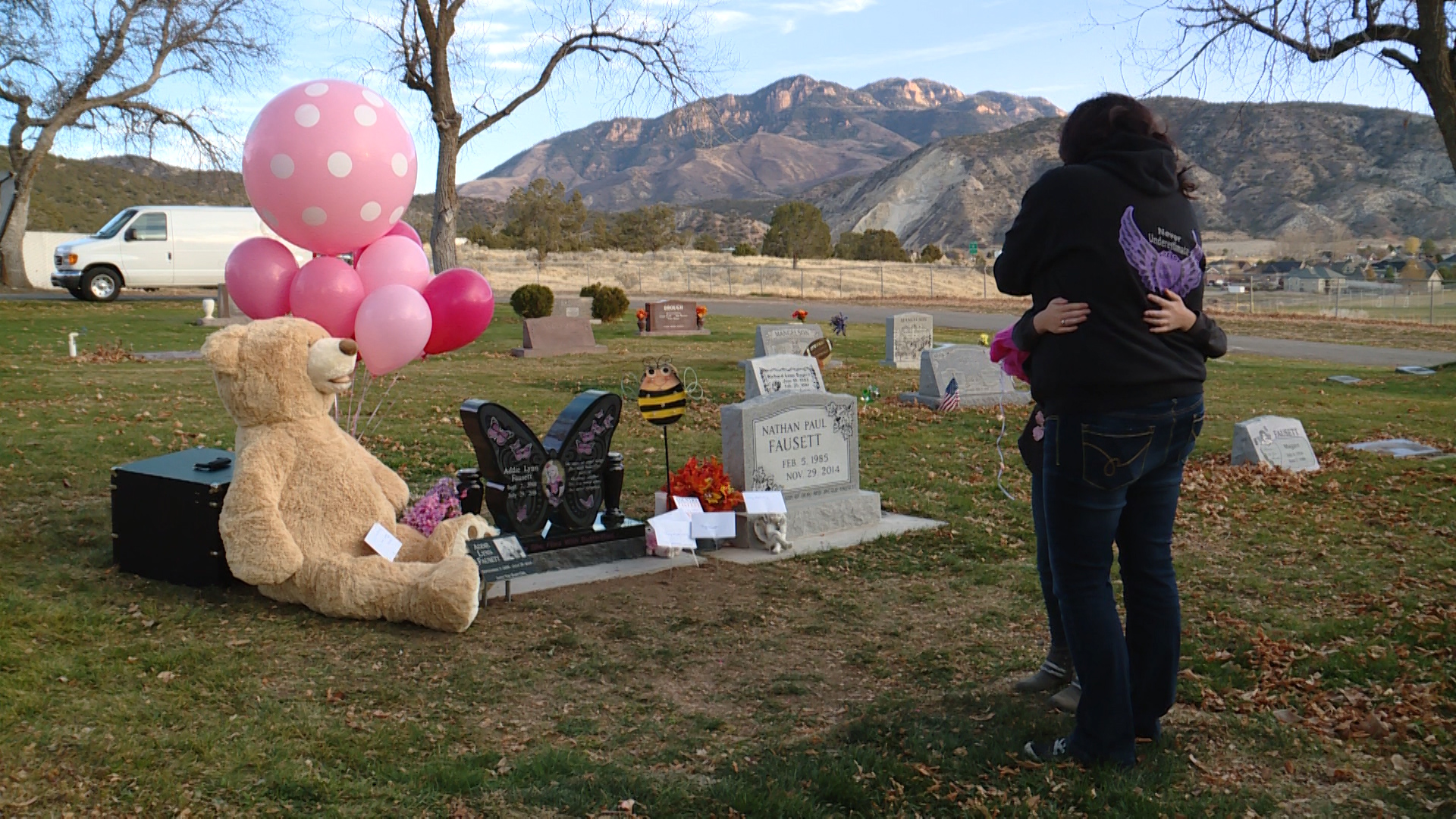 Butterfly headstone unveiled at grave of 'Little Addie' Fausett | KSL.com