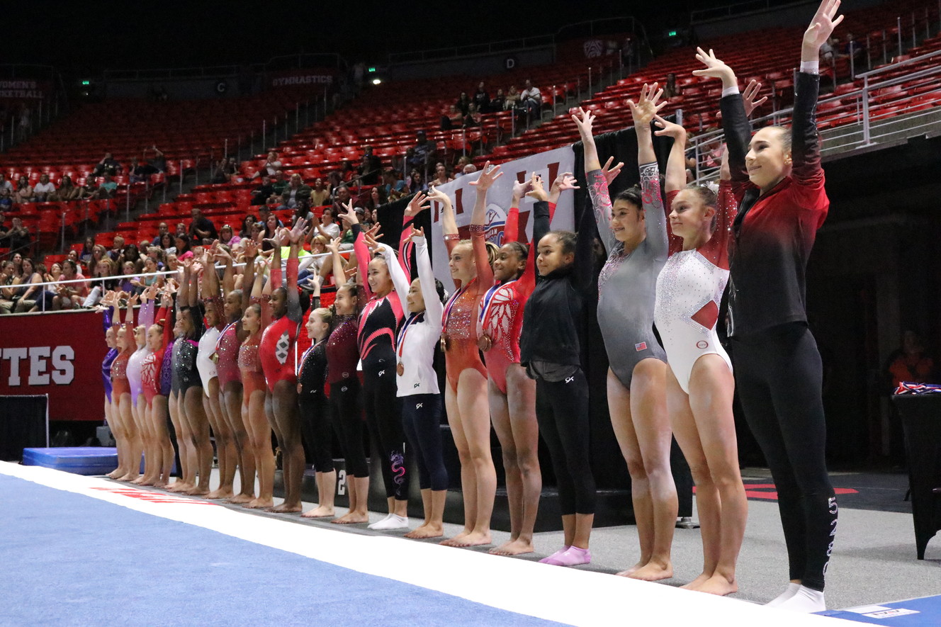 3 future Red Rocks shine under Huntsman lights at USA Gymnastics ...
