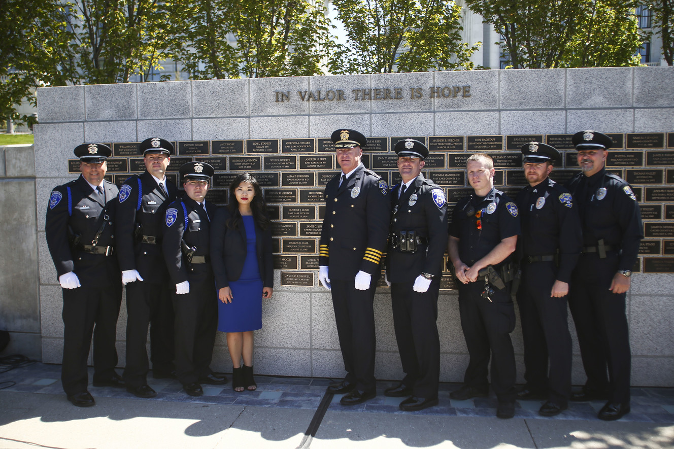 Three fallen Utah officers honored at annual memorial | KSL.com