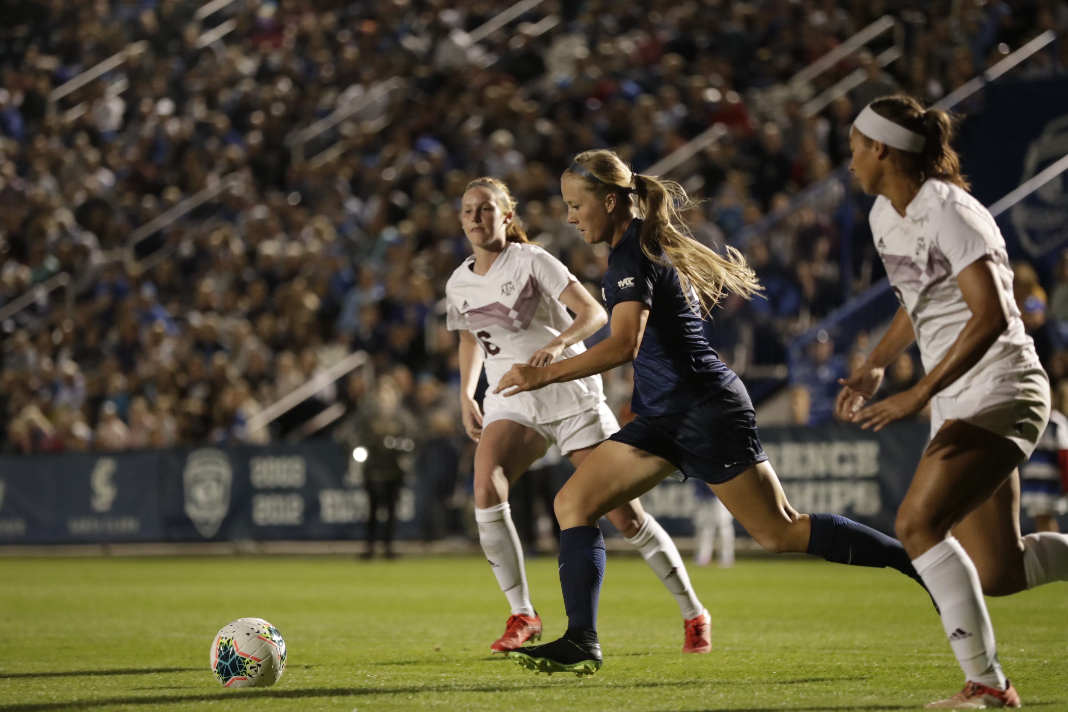 Flake's brace leads No. 10 BYU soccer to big win over No. 12 Texas A&M ...