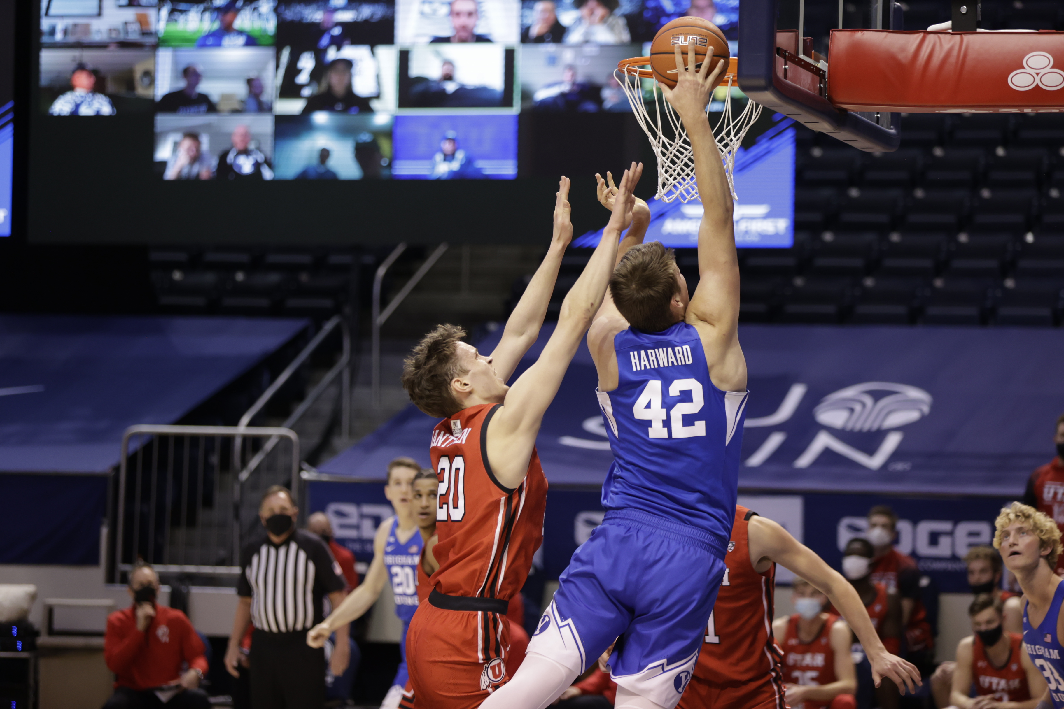 Richard Harward, BYU bench outplay Utah in 18-point rivalry win | KSL.com