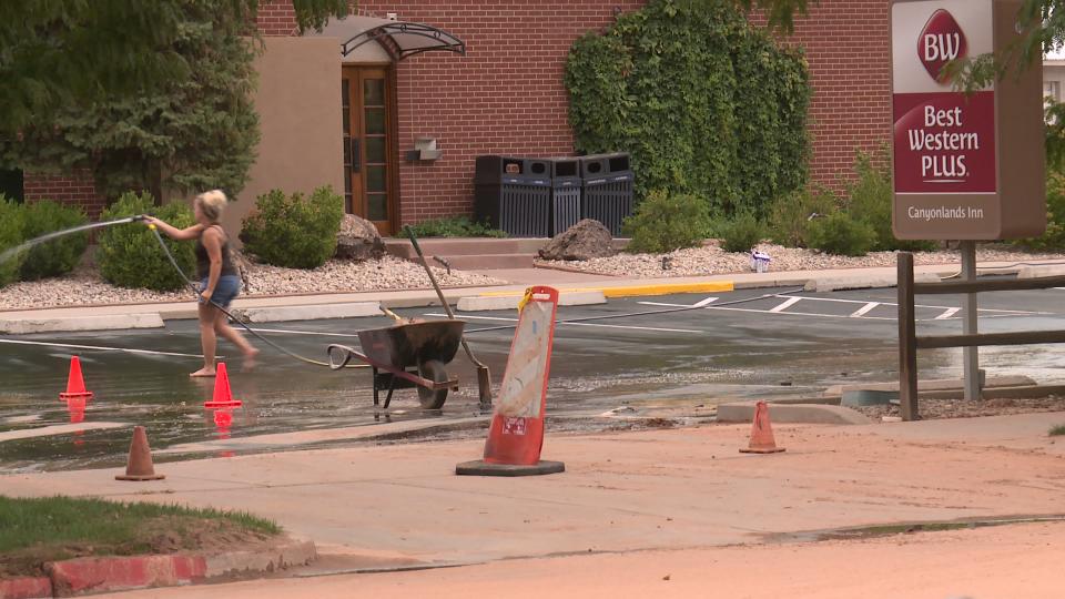 Moab cleans up after flood, prepares for future rain | KSL.com