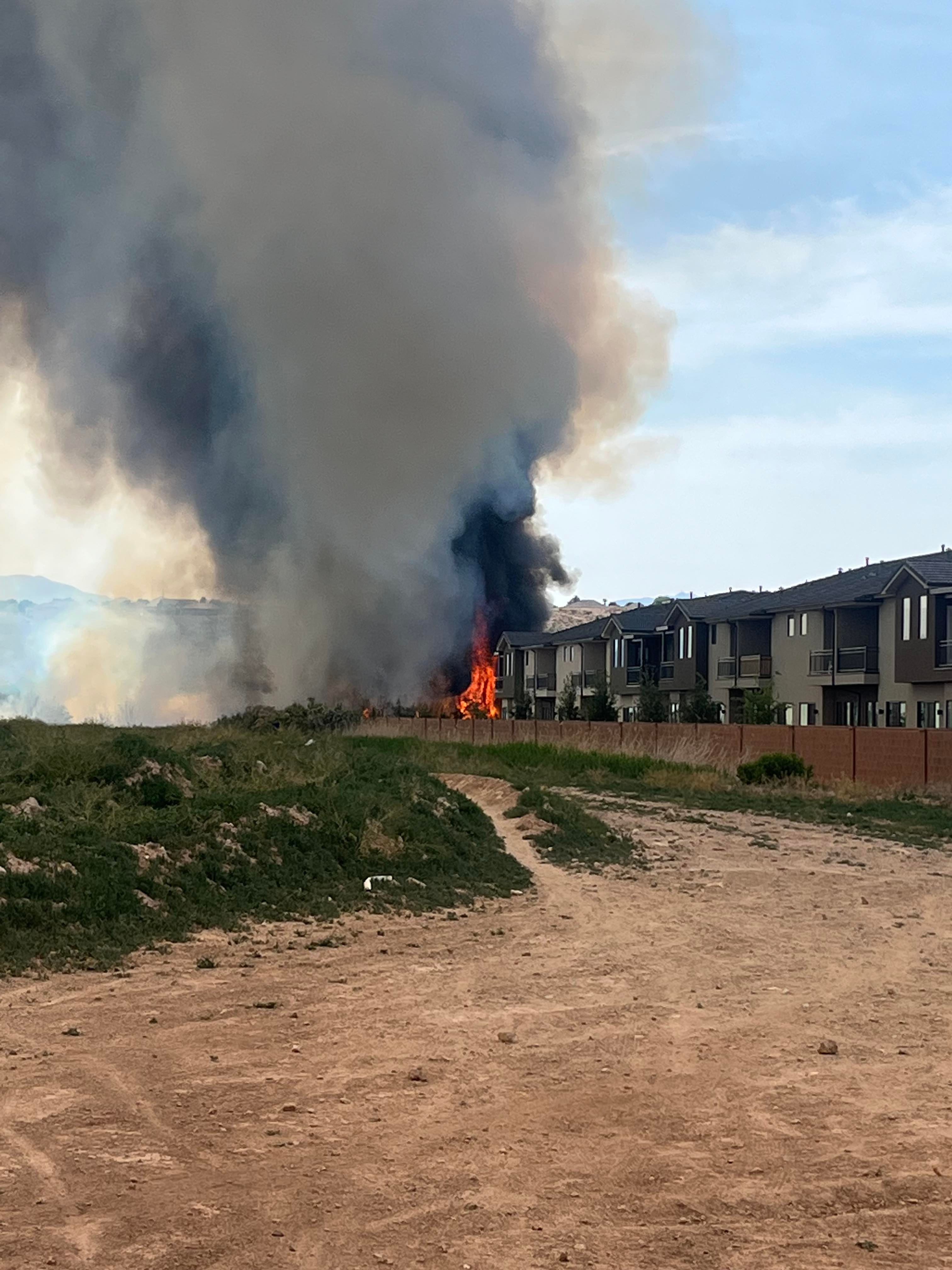 Crews gain control of fire near St. George residential area along ...