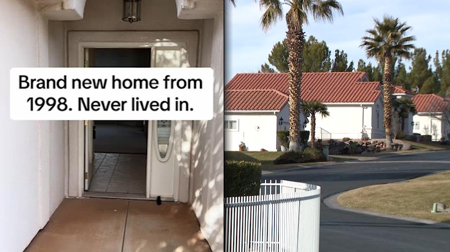 Never-occupied '90s home for sale in St. George goes viral for being 'time capsule' | KSL.com