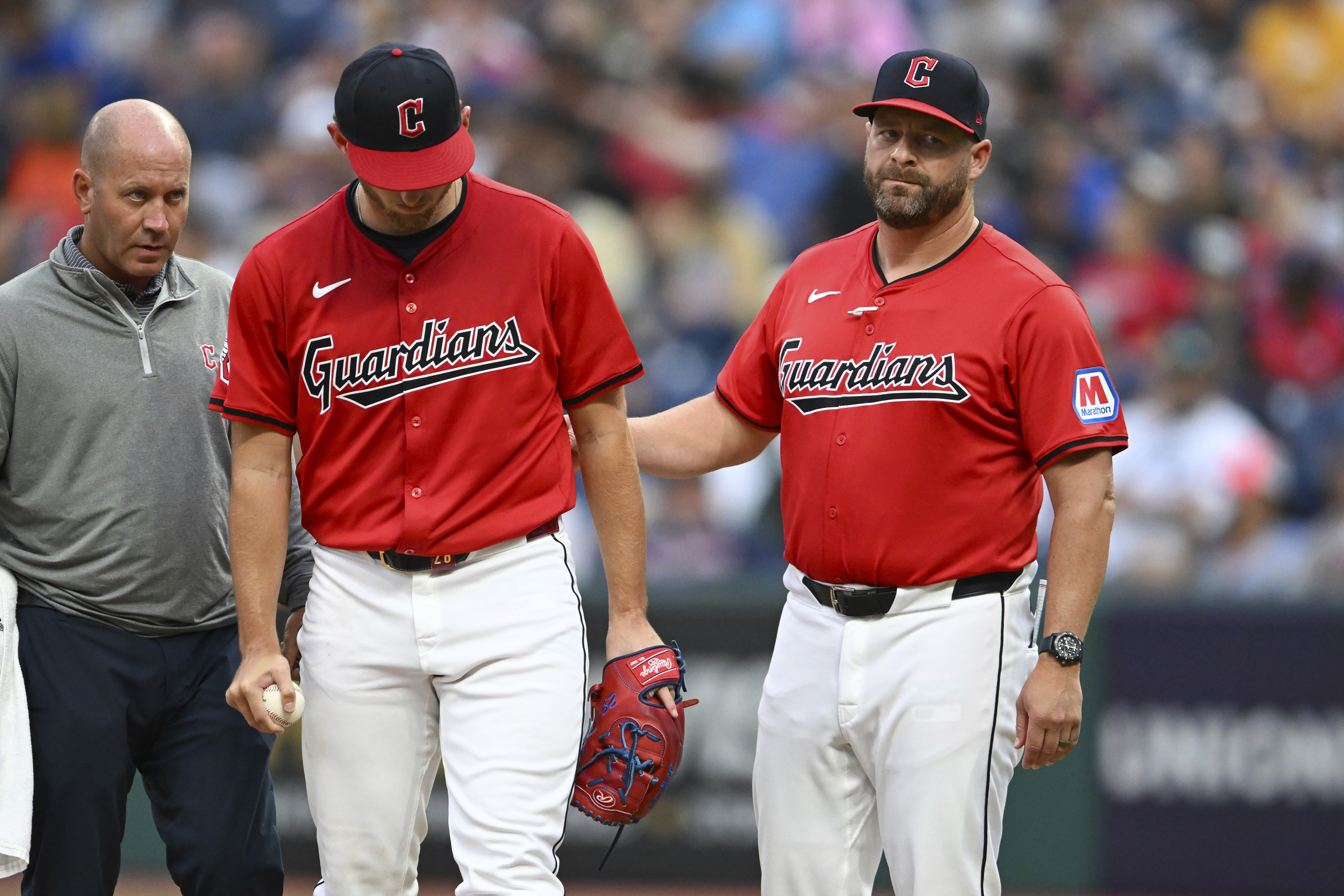 Josh Naylor singles home his brother Bo with the go-ahead run in the ...