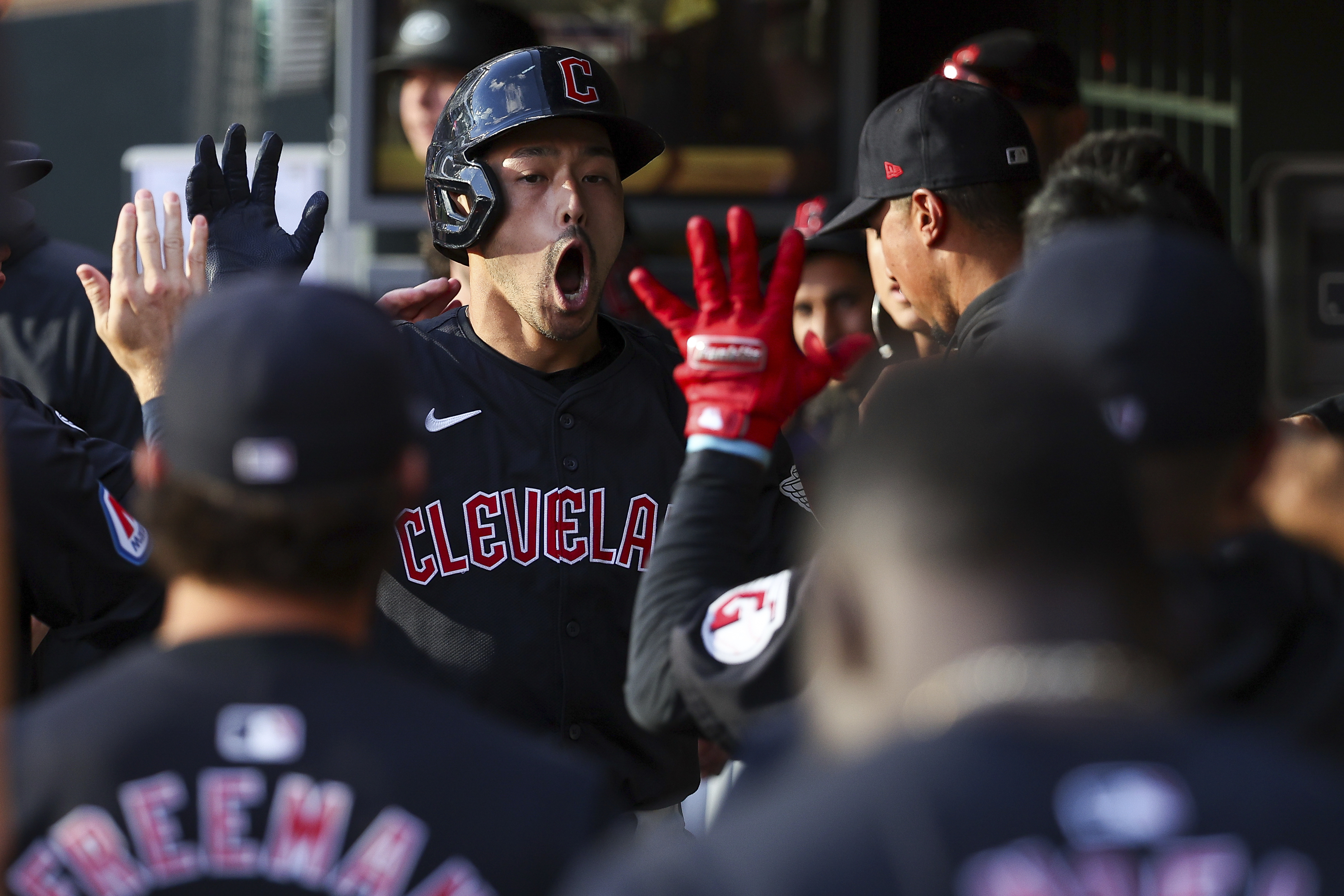 Guardians stop skid at 7, beat Twins 2-1 on home runs by Steven Kwan ...