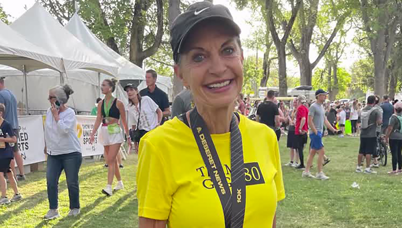 Woman makes milestone run at 2025 Deseret News 10K | KSL.com