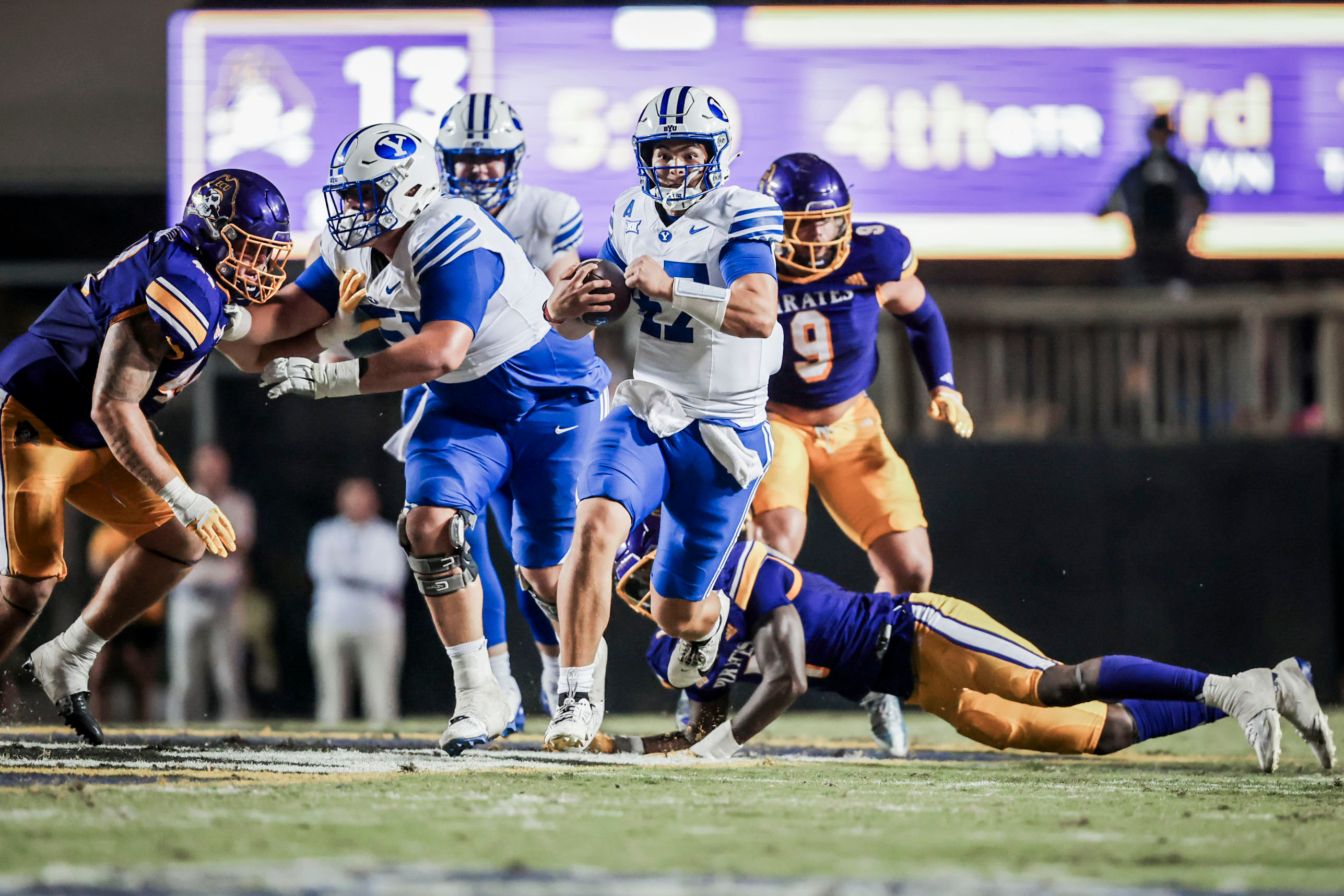 BYU freshman QB passing right tests as Big 12 exam nears | KSL.com